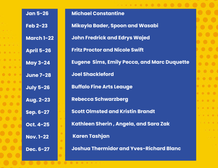 2024 Calendar - Buffalo Art Movement